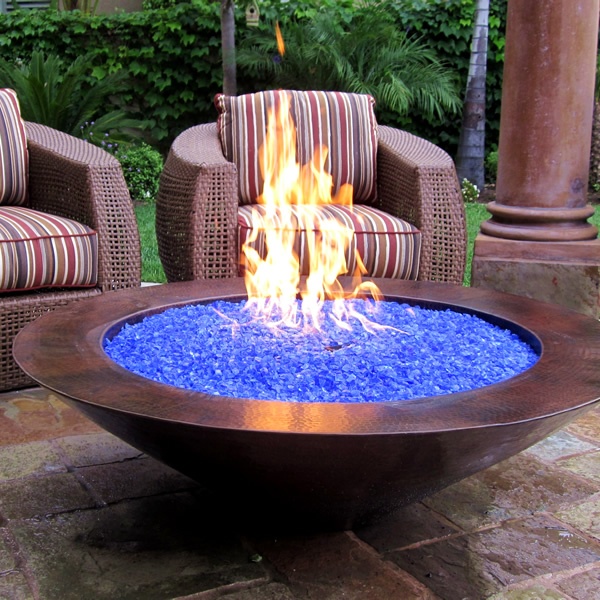 What are Fire Glass Fire Pits and How Do They Work? | Lake Norman ...