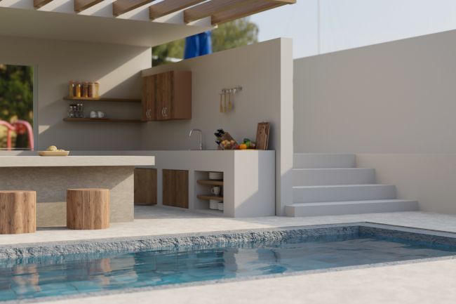 Luxury Inspiration: 5 Chic Ideas for Backyard Pool Bars | Lake Norman ...